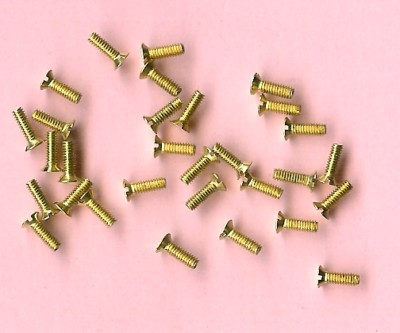 8BA x 1/4" Brass Counter-sink bolts (30 off) Freepost | eBay