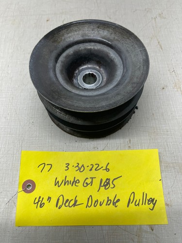 MTD White GT-185 Yard Lawn Tractor 46” Deck Double Pulley | eBay