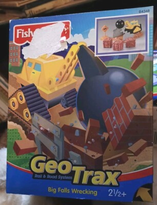 Fisher Price GEO Trax Big Falls Wrecking New In Original Box | eBay