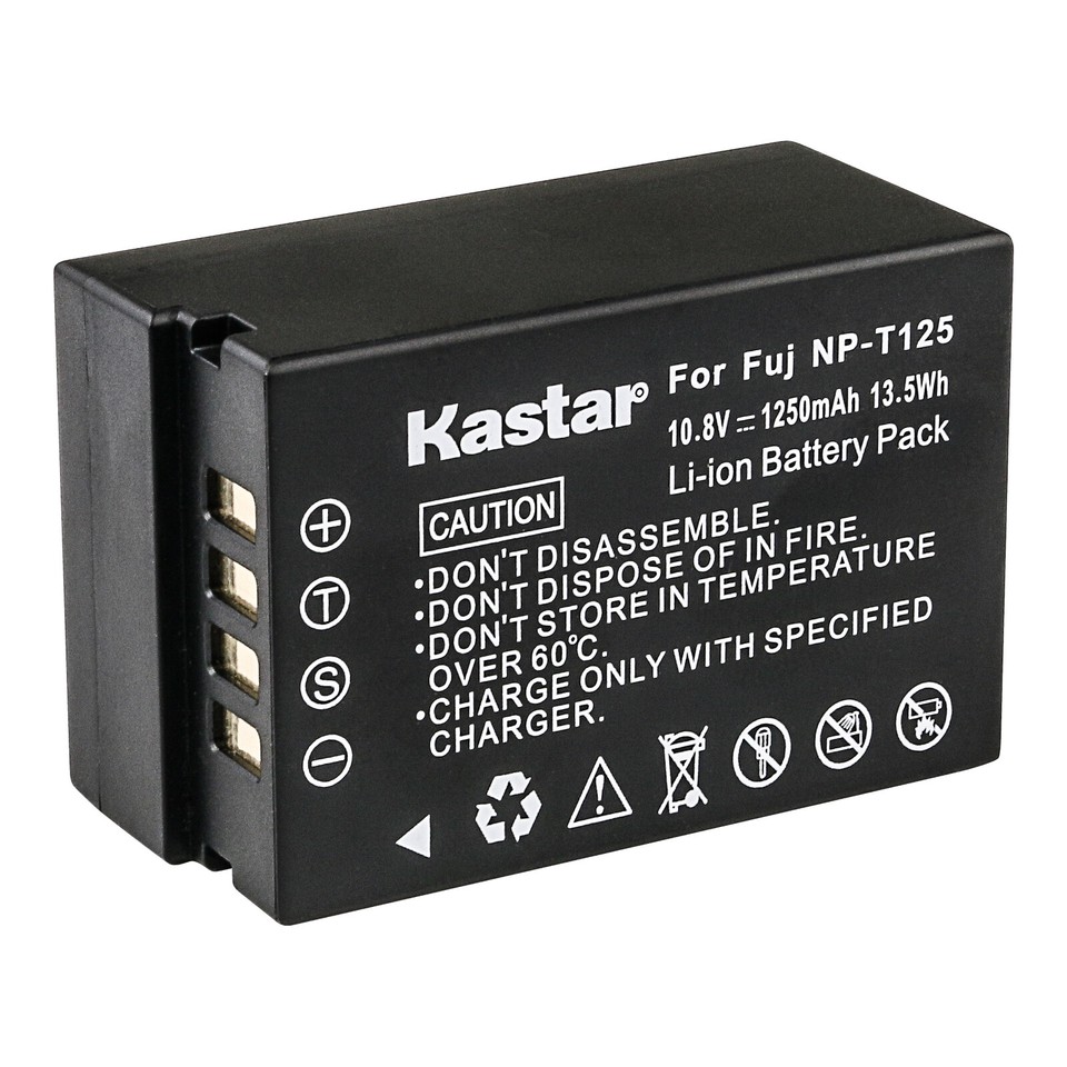 Kastar Replacement Battery Pack for Fuji NP-T125 BC-T125 Fujifilm GFX ...