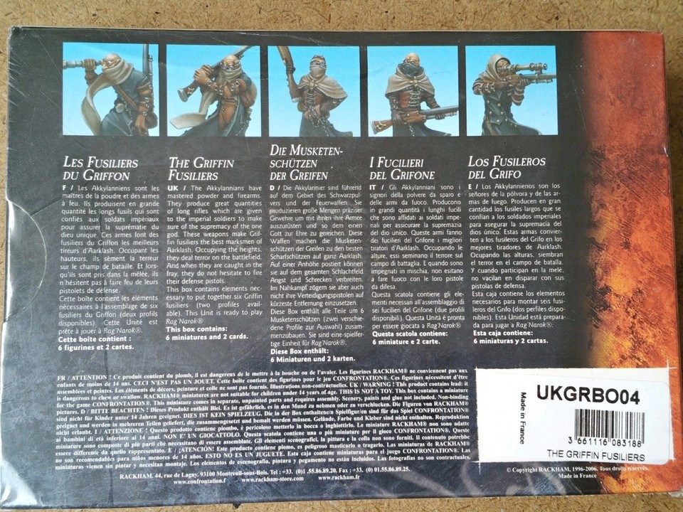 Rackham Confrontation Griffin Griffon Fusiliers (Sealed) | eBay