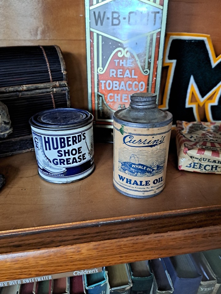 Antique Currins Whale Oil Tin, Seattle WA Full Paper Label, RARE ...