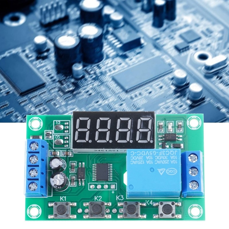 YYC-2S Automation Control Timer Relays Module 1-Way Adjustable Time ...