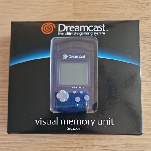 Sega Dreamcast Visual Memory Unit VMU clear Blue Neu OVP | eBay.de