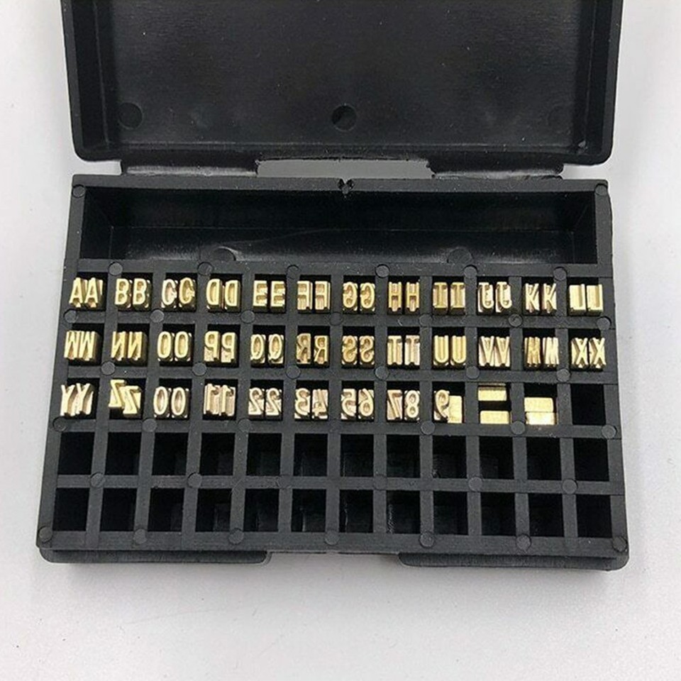 Word Grain Coding Machine 120 Pcs/set Copper Character High-quality ...
