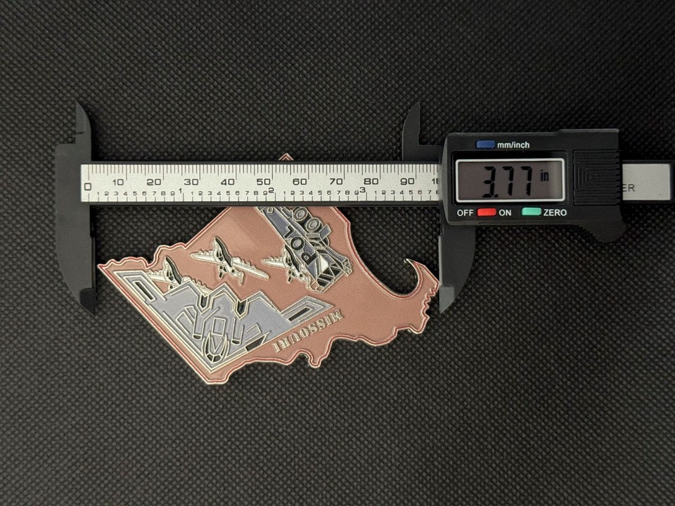 Whiteman AFB Missouri Shaped Challenge Coin, Military Collectible _E | eBay