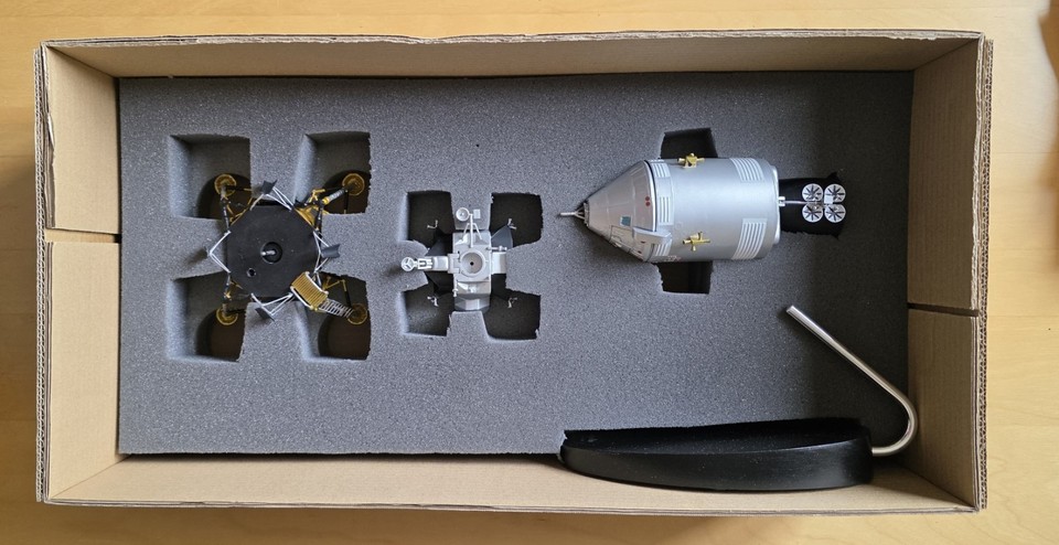 NASA Apollo Command / Service & Lunar Module Desk Display 1/48 Scale ...