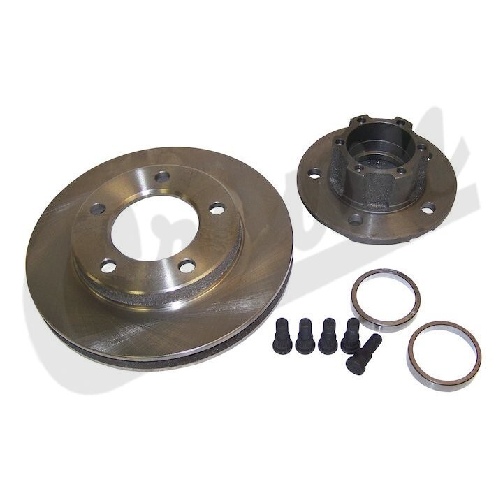 Crown J5356183 Front Disc Assembly for 76-78 Jeep CJ5/CJ7 w/ 1-1/8 ...
