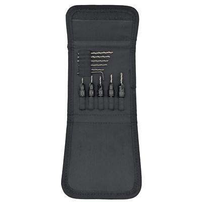 Surebuild 11 Piece HSS Wood Countersink Pilot Drill 1/4" Hex-Drive Set ...