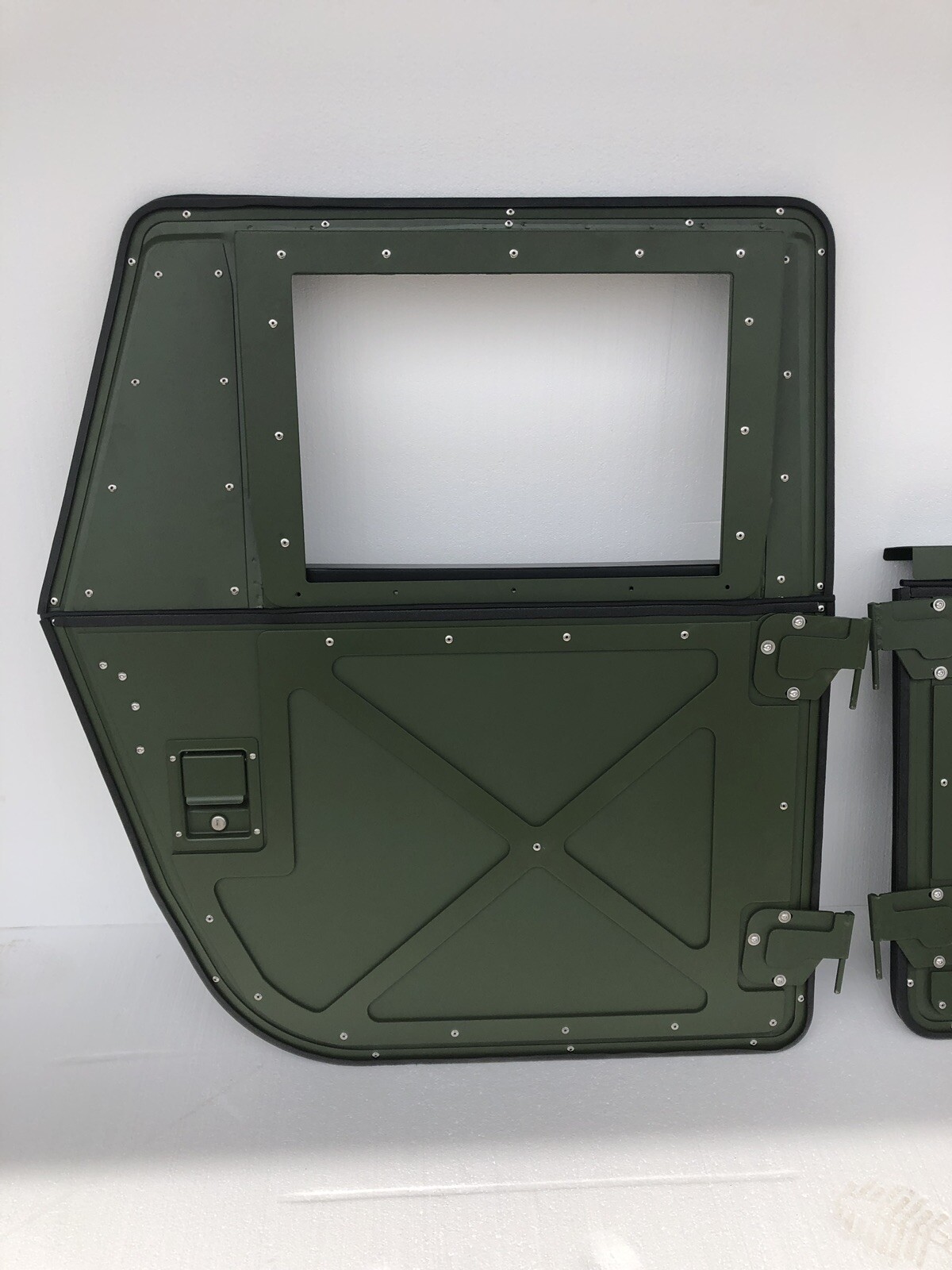 Military Tactical Split Doors - Tan- Set of 4- Hard X-Door, fits HUMVEE ...
