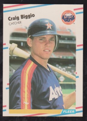 1988 FLEER UPDATE BASEBALL GLOSSY U-89 CRAIG BIGGIO NMMT ** FREE SHIP ...