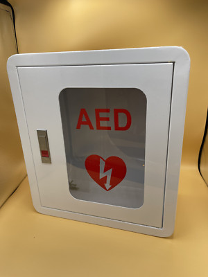 Wall Mounted AED Defibrillator Snap Lock Cabinet | eBay