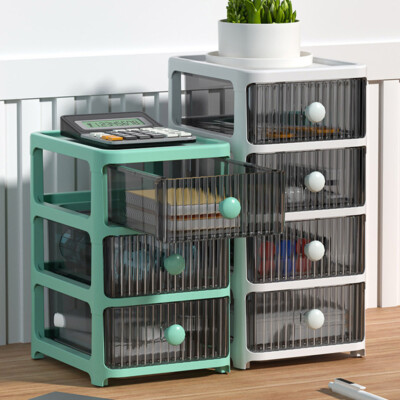 Mini Chest of 3/4 Drawer Desktop Tower Storage Unit Home Office ...