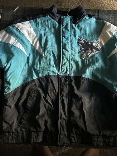 Proline Apex One Sharkstooth San Jose Sharks NHL Starter Jacket Coat ...