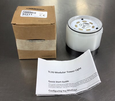 Banner Modular Tower Light SG-TL70-G Green 12-30VDC 420mA Max 3C-22 | eBay