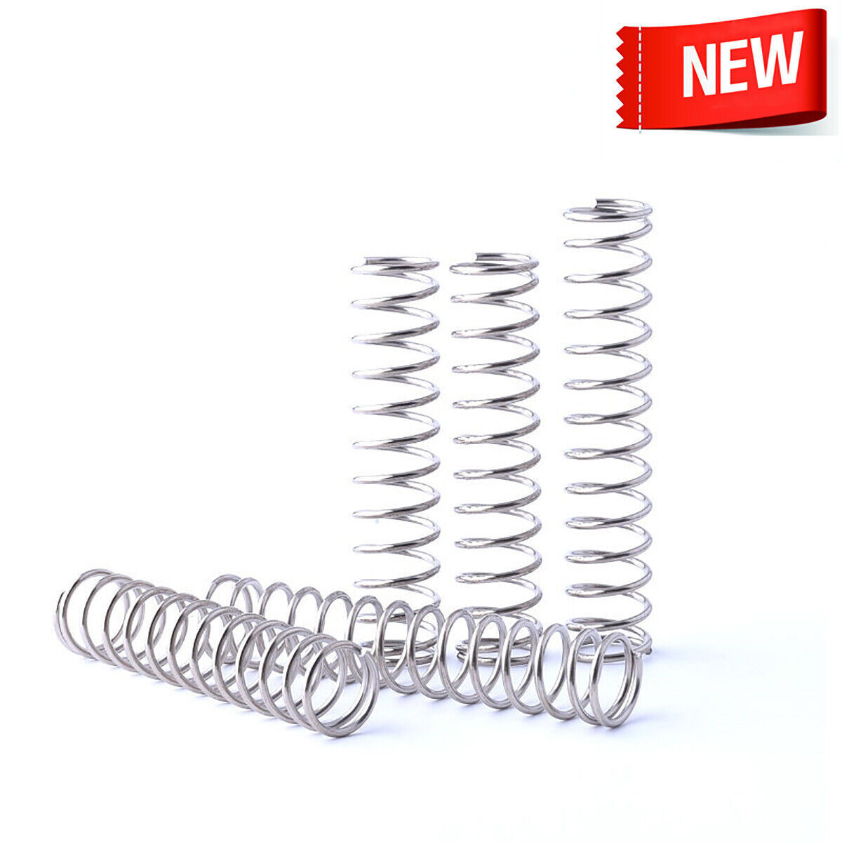 2.5mm Wire Dia. Compression Spring Spring Steel Nickel Plating Pressure ...