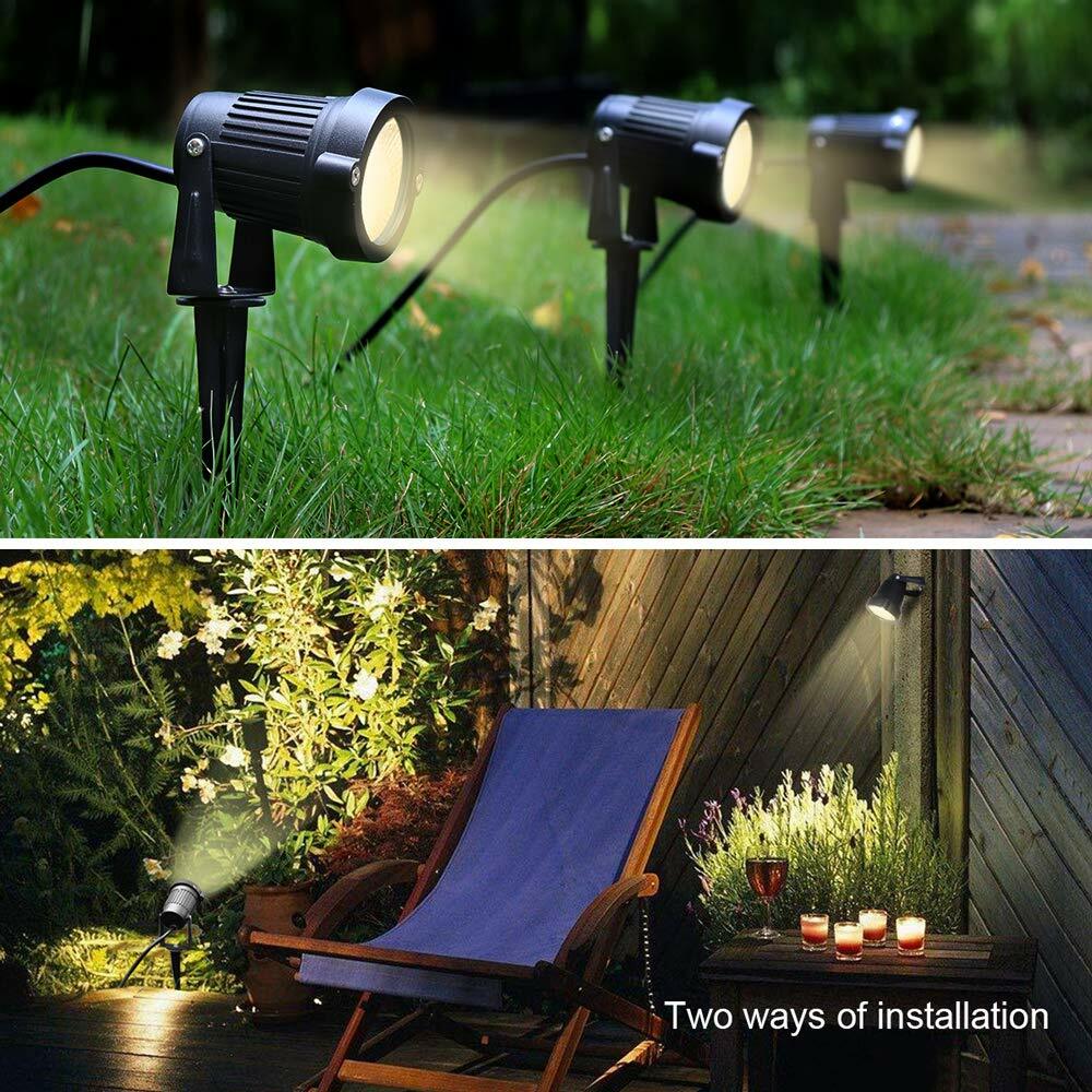 6W 9W COB LED Landscape Lamp Garden Path Flood Spot Light Outdoor ...
