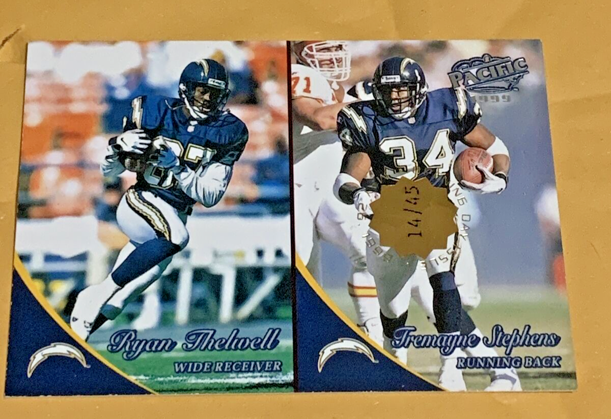 1999 Pacific Opening Day Tremayne Stephens & Ryan Thelwell #353 /45 ...