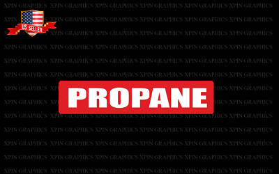 Propane Gas Tank 2 COLOR Decal Stickers x2 | eBay