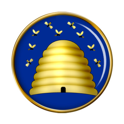 Beehive Masonic Symbol Pin Badge | eBay