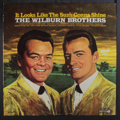 WILBURN BROTHERS : On Dirait Que Le Soleil Va Briller DECCA 12" LP 33 ...
