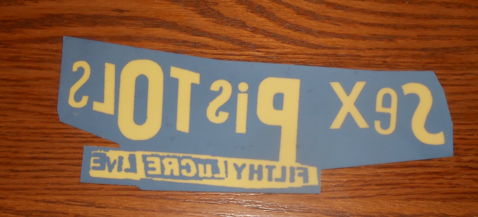 Sex Pistols Filthy Lucre Live Bumper Sticker Decal Window Cling Promo ...