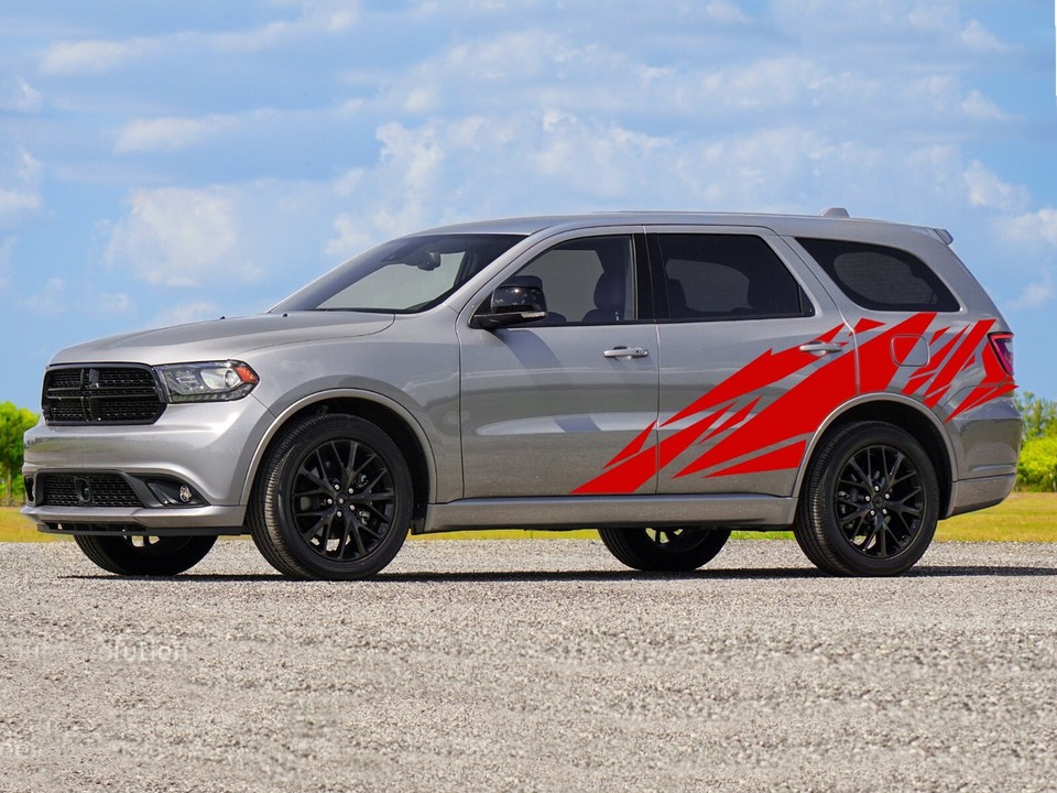 Wrap Geometric graphics design pattern modern Decals Fits Dodge Durango ...