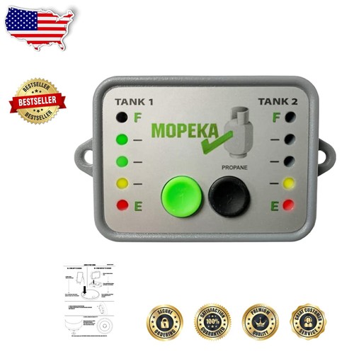 Compact Dashboard LED Monitor for RV Propane Tanks – Wireless ...