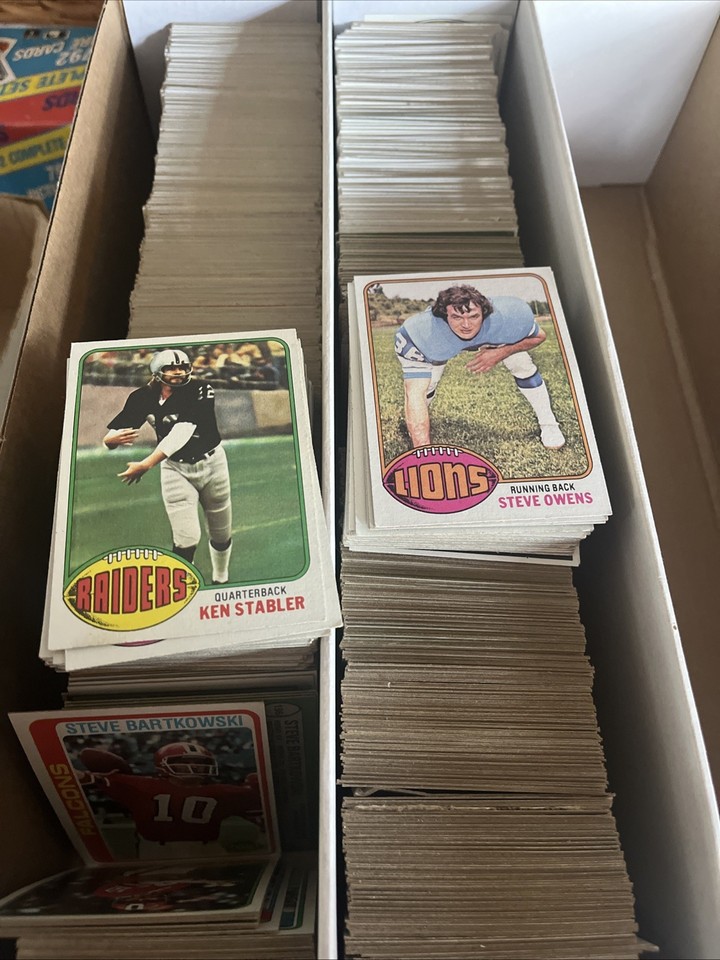 1700 Card Lot 1975-80 Topps Football | eBay
