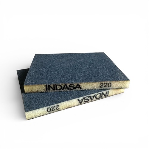 INDASA RHYNO Spong Double Sided Hand Sanding Pads Micro Fine 220 Grit ...