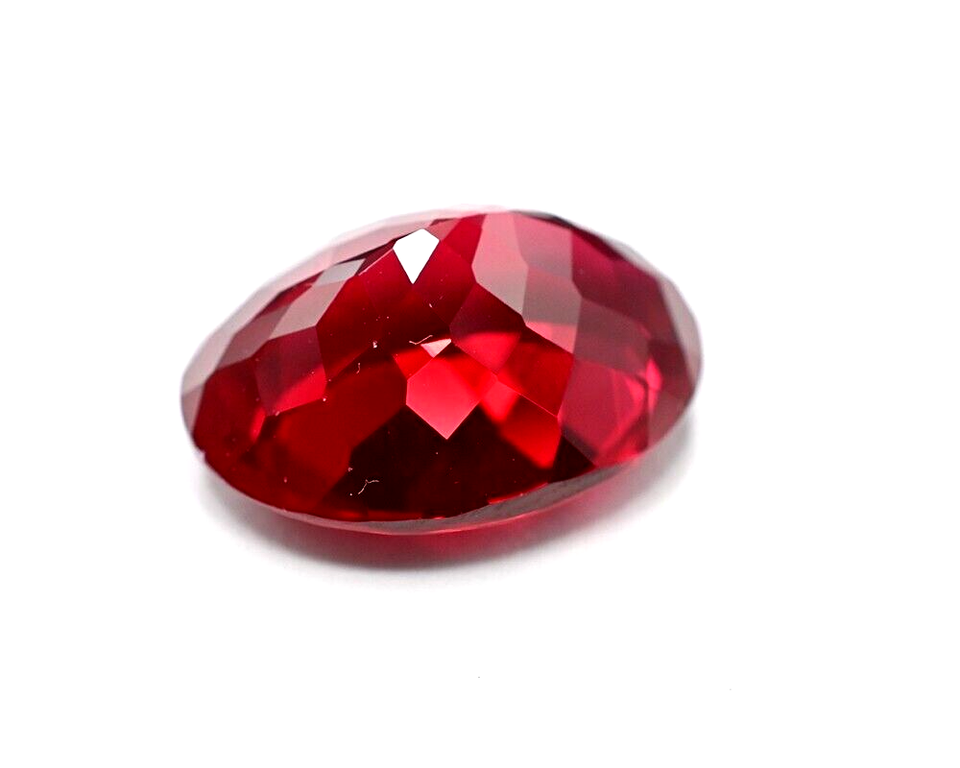 Natural Flawless Mozambique Blood Red Ruby 19.20 Ct Oval Cut Loose ...