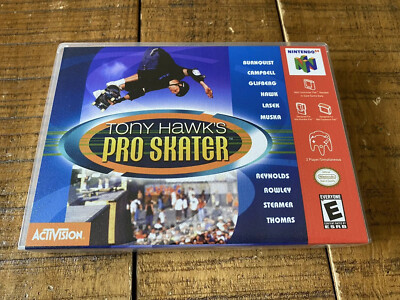 Nintendo 64 Tony Hawk Pro Skater Videogame w/Plastic Case - N64 ...