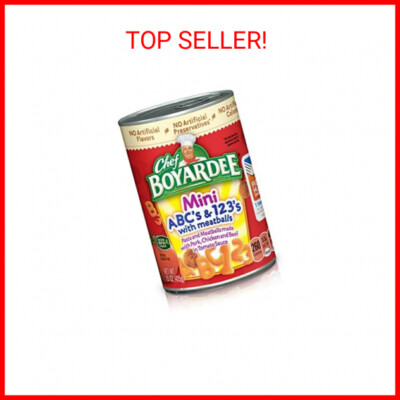 Chef Boyardee Mini ABC's and 123's with Meatballs, 15 oz, 4 Pack | eBay