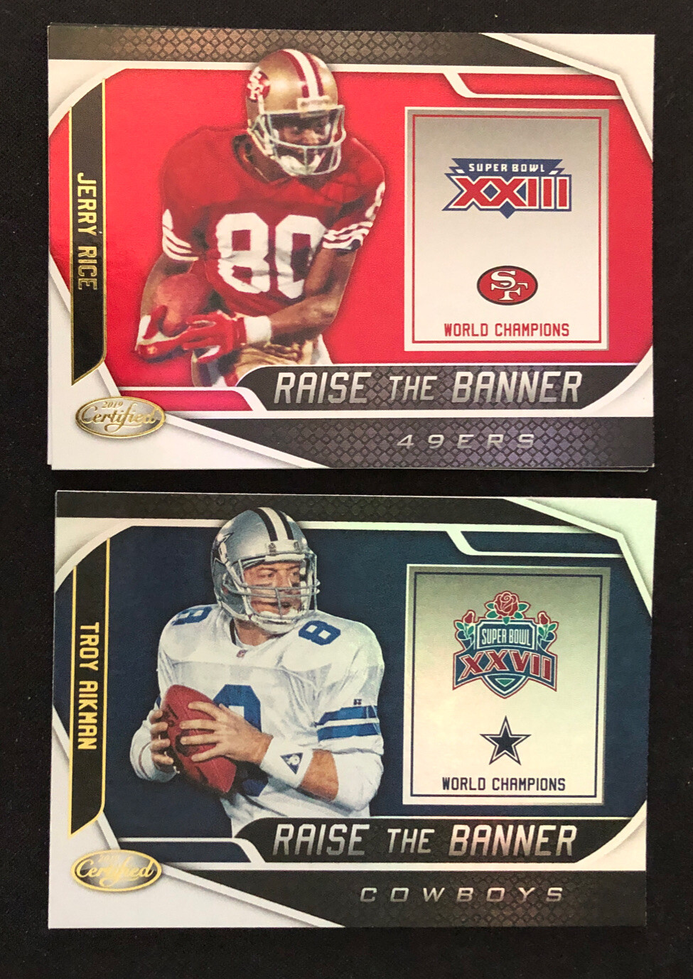 2019 Certified Football Raise The Banner Insert Cards Singles You Pick ...