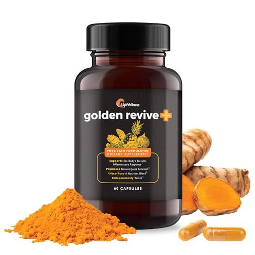 UpWellness Golden Revive + Joint Support with Quercetin Magnesium and ...