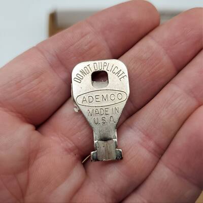 Ademco Keyswitch Key 507-205 Formed Key High Security USA Made NOS | eBay