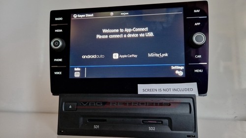 VW DISCOVER MEDIA INFOTAINMENT MIB2 APP CONNECT CARPLAY ANDROID AUTO ...