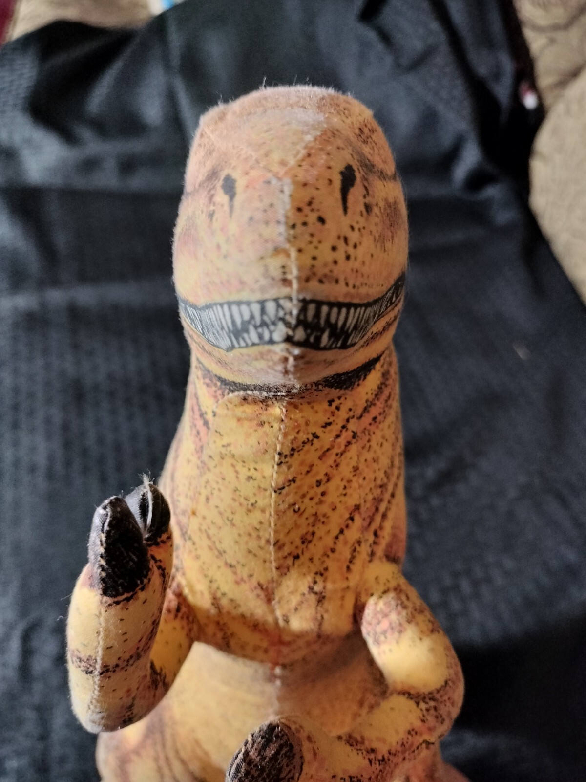 Vintage 1991 GAF Great American Fun Corp Fabric Dinosaur T-Rex 12-1/2 ...