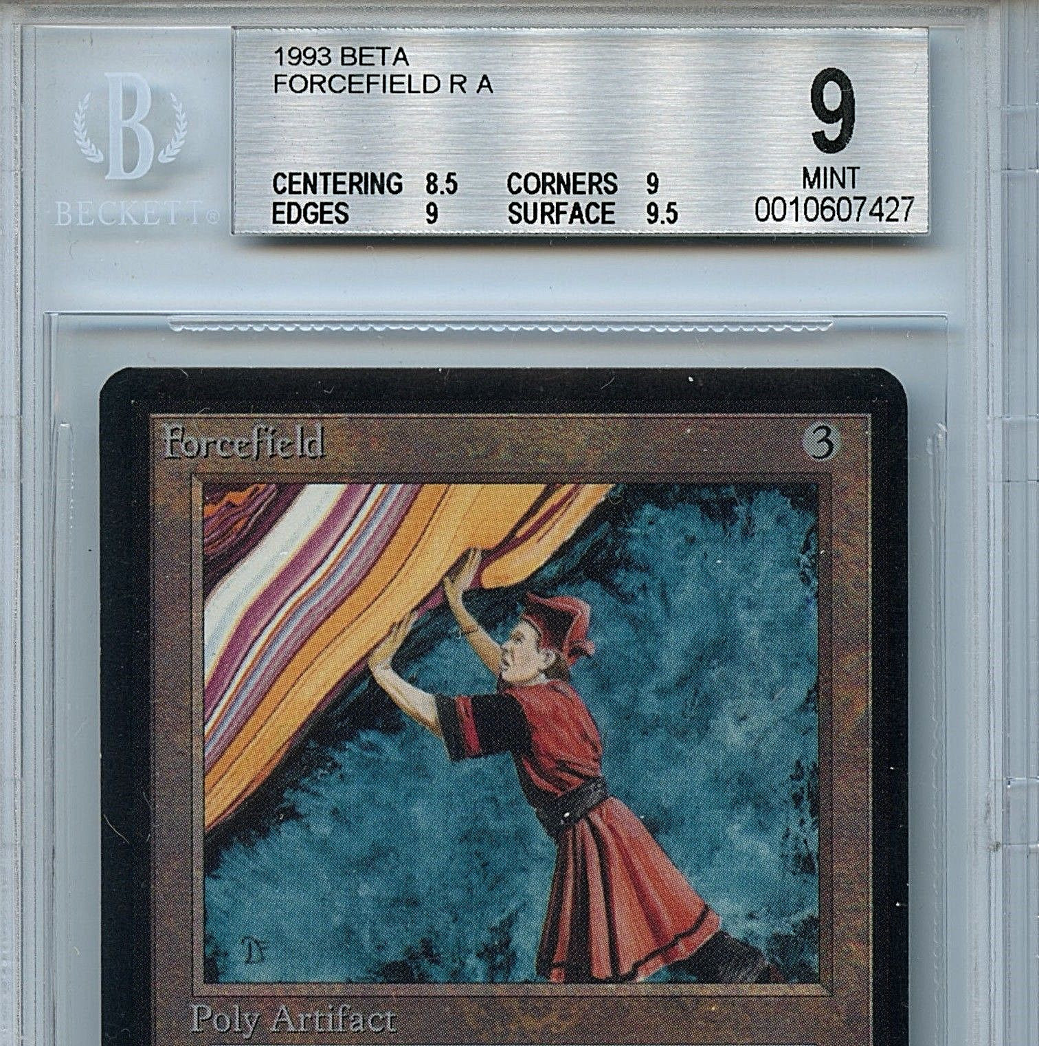 MTG Beta Forcefield BGS 9.0 (9) MINT Card Magic the Gathering WOTC 4235 ...