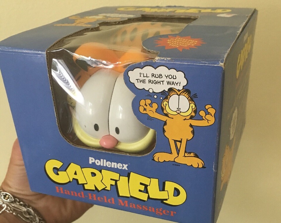 Garfield the Cat Handheld Massager in Box by Pollenex with Instructions ...