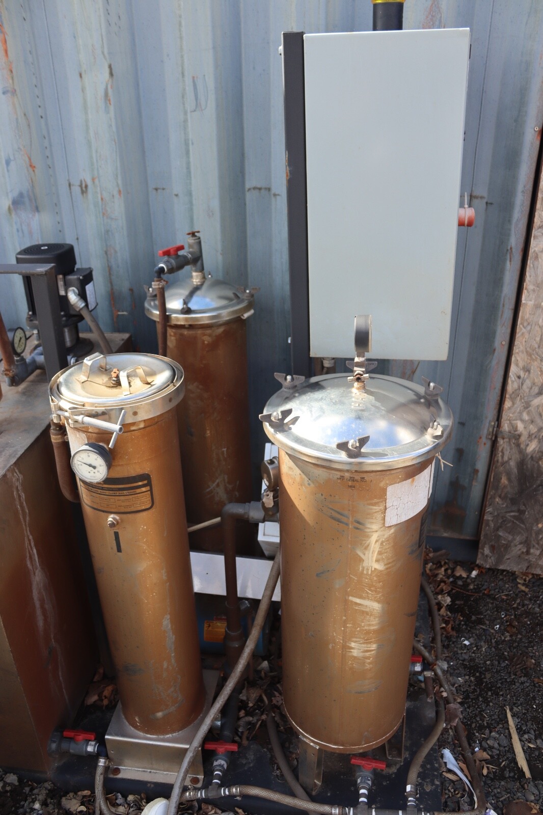 Ebbco Waterjet Closed-Loop Filtration Pump System Overflow Tank Filter ...