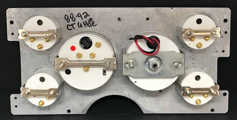 1988-1992 Chevy Truck 6 Gauge Dash Panel Insert Cluster 1989 1990 1991 ...