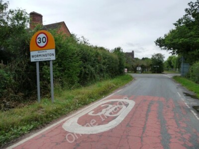 Photo 6x4 Welcome to Wormington Even 30mph would be too fast to be ...