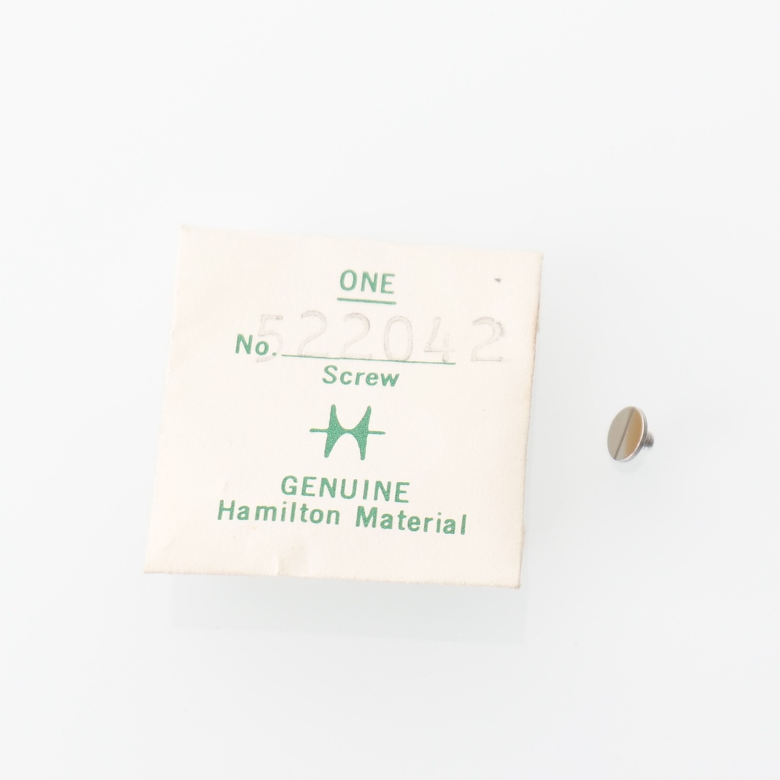 NOS Hamilton Watch Crown Wheel Screw #522042 For 992B New Old Stock ...