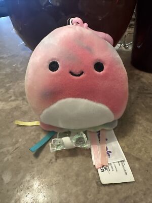 Janet Tye Dye Jellyfish Squishmallow Clip-On 3.5 Inch | eBay