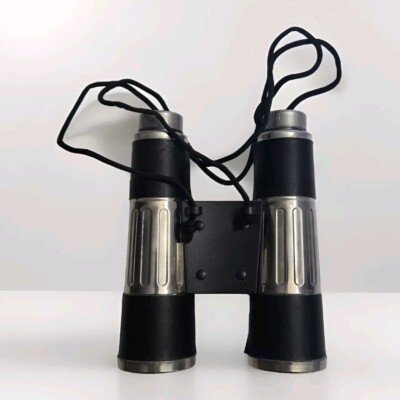 Double Shot Binocular Flask Plastic With Cord | eBay