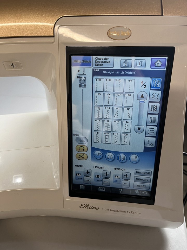 Baby Lock Ellisimo Sewing Embroidery Machine Model BLSO | eBay