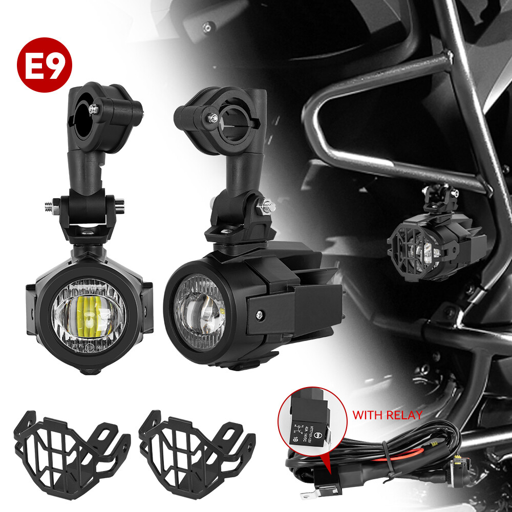 Motocycle Fog lights With Cover Relay for BMW R1200GS ADV F800GS F700GS ...
