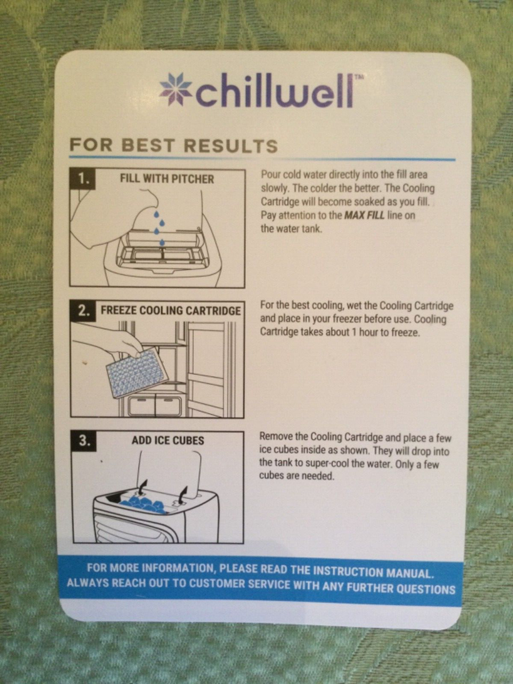 chillwell Deluxe Portable Air Cooler | eBay