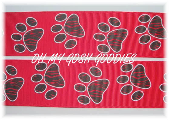 Tiger Stripe Grosgrain Ribbon